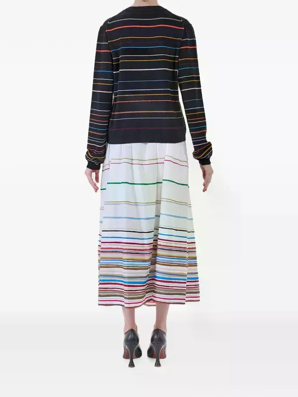 Paul Smith Multi-stripe Cotton Cardigan