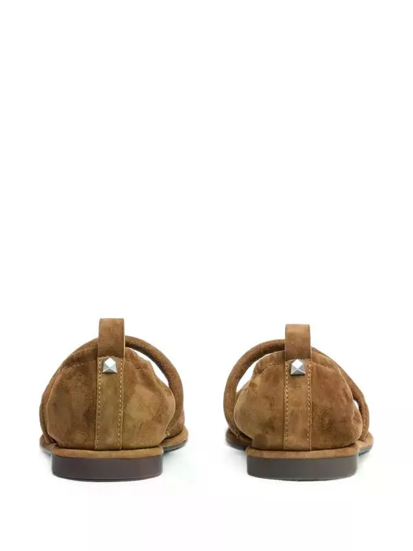 Ash Bella Suede Ballet Flats
