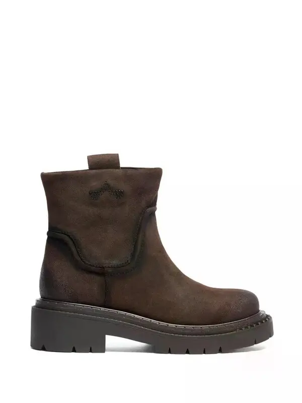 Ash Duffie Suede Ankle Boots