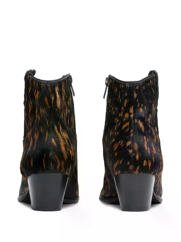 Ash Leopard-print Ankle Boots