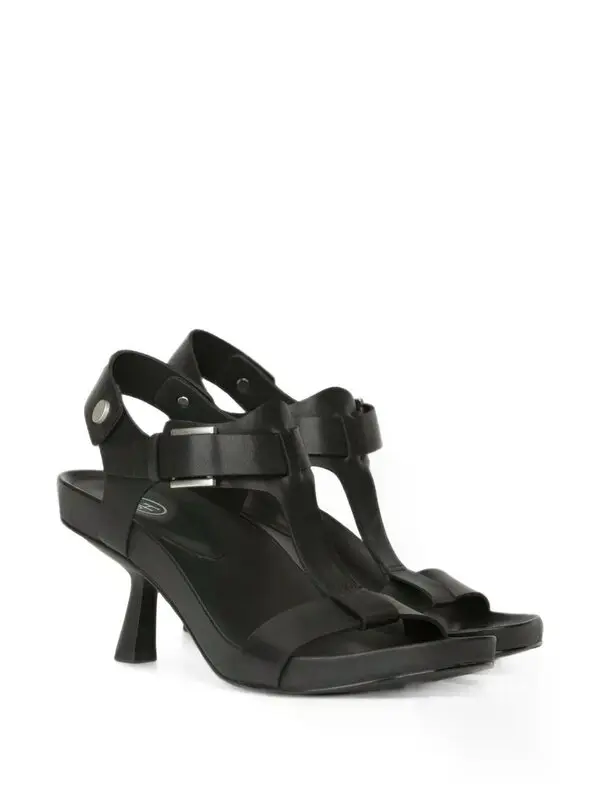 Ash Josh T-bar Buckle-fastening Sandals - Black