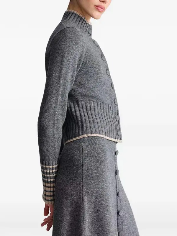Cara Cara Bowery Ribbed-knit Cardigan