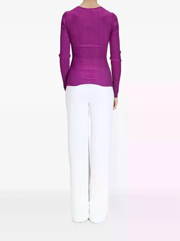 Just Cavalli Cut-out Ribbed Sweater