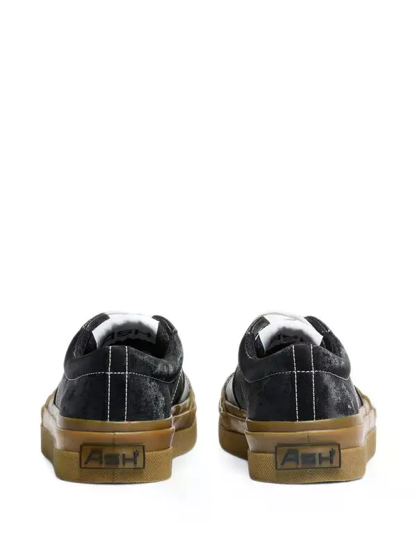 Ash Aster Contrast-stitching Leather Low-top Sneakers