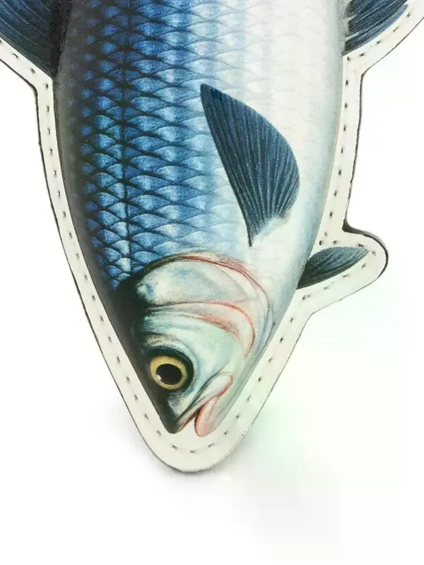 Moschino Fish-motif Keyring