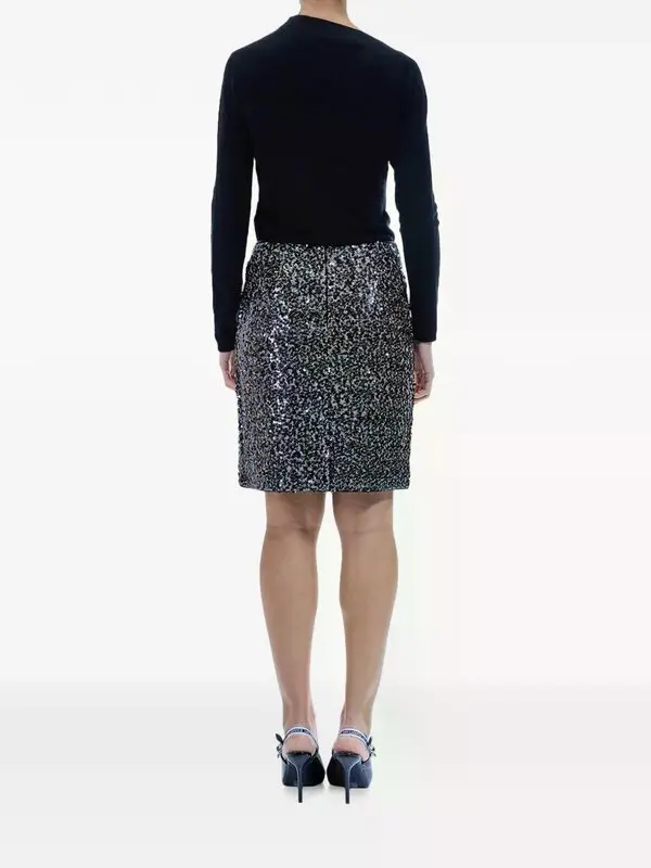 Karl Lagerfeld Karl Autograph Sequin-embellished Midi Skirt