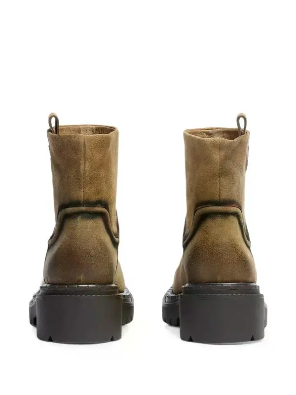 Ash Duffie Leather Ankle Boots