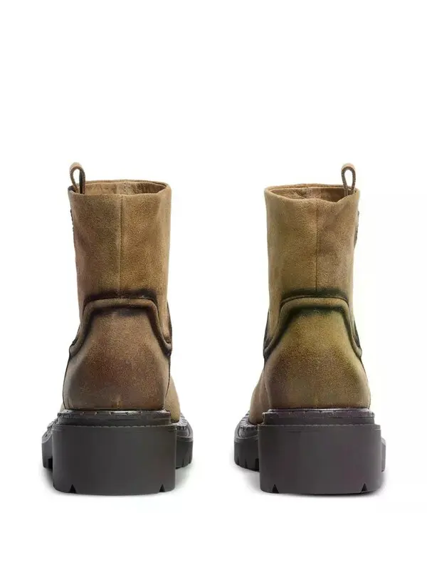 Ash Duffie Leather Ankle Boots