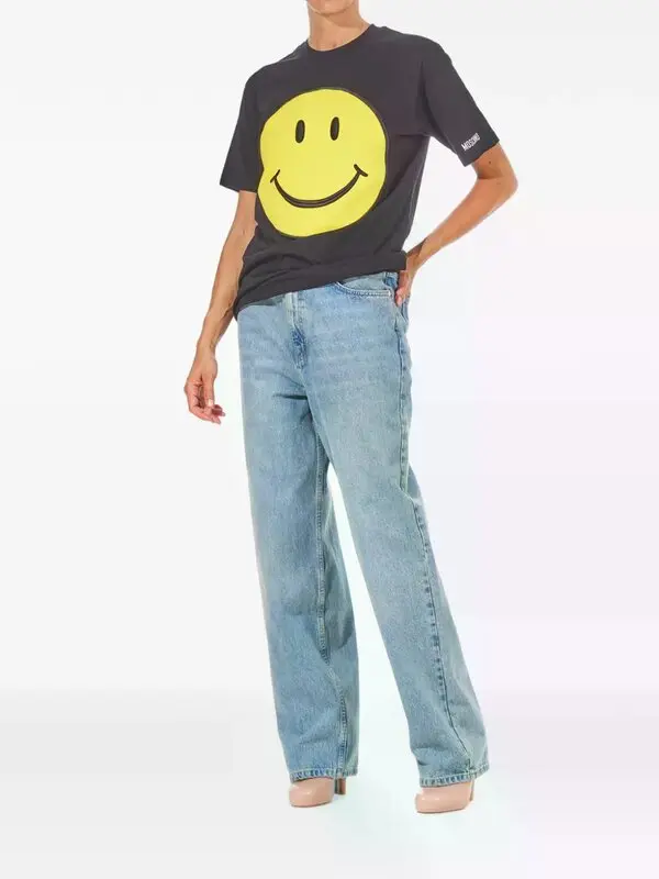 Moschino Smiley Patch T-shirt