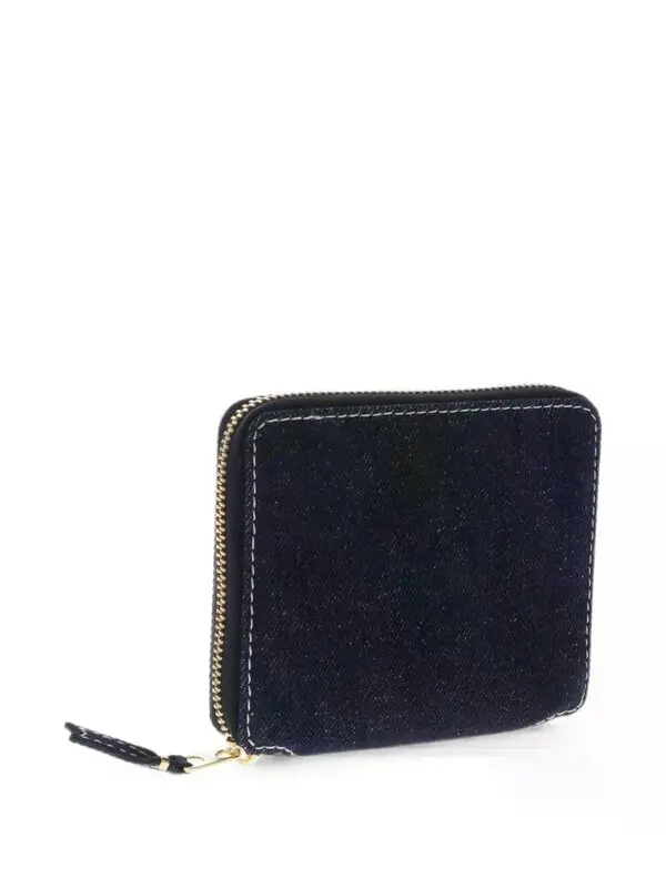 Comme Des Garçons Denim Zip-around Wallet
