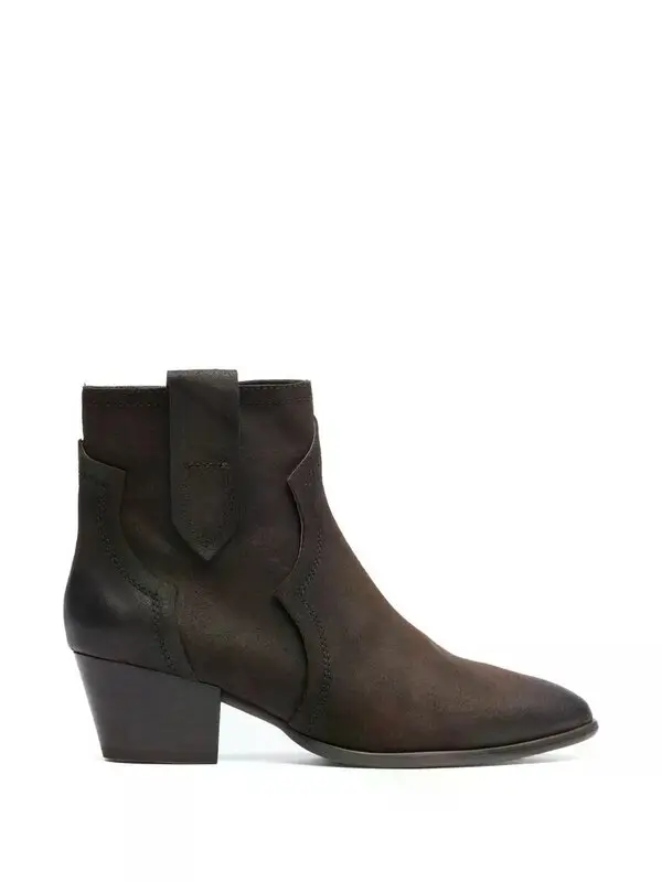 Ash Flare Suede Coboy Boots