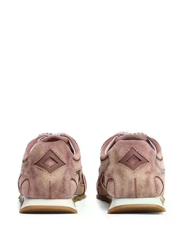 Ash Kasar Panelled Low-top Sneakers - Pink