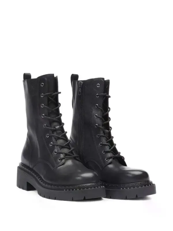 Ash Lace-up Leather Ankle Boots