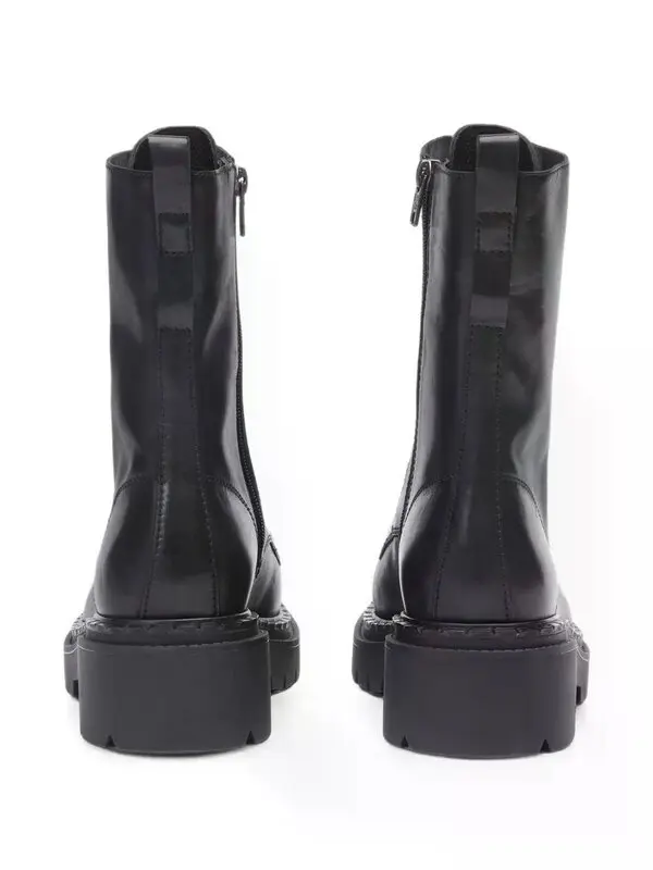 Ash Lace-up Leather Ankle Boots