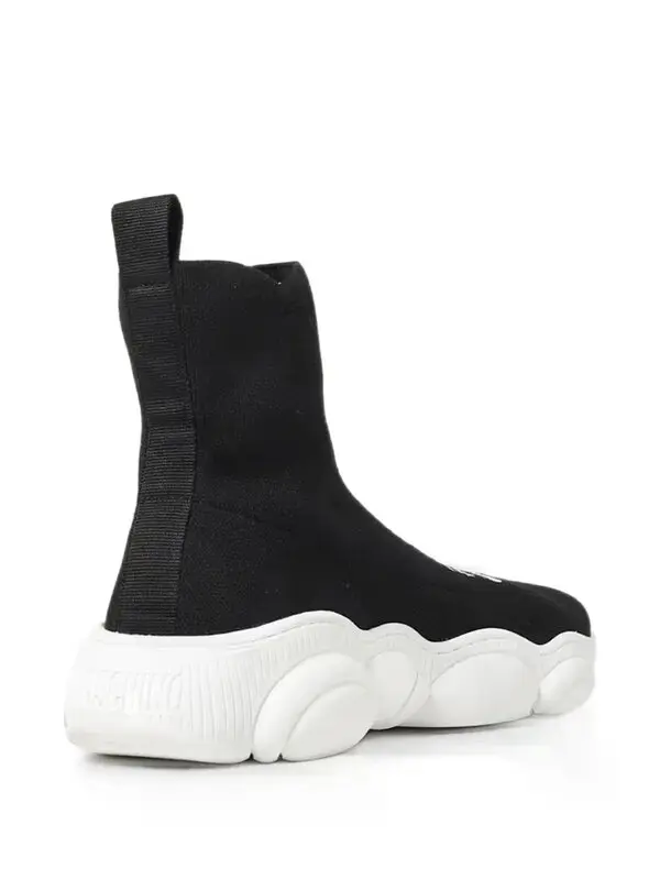 Moschino Teddy Shoes Logo-intarsia Sneakers