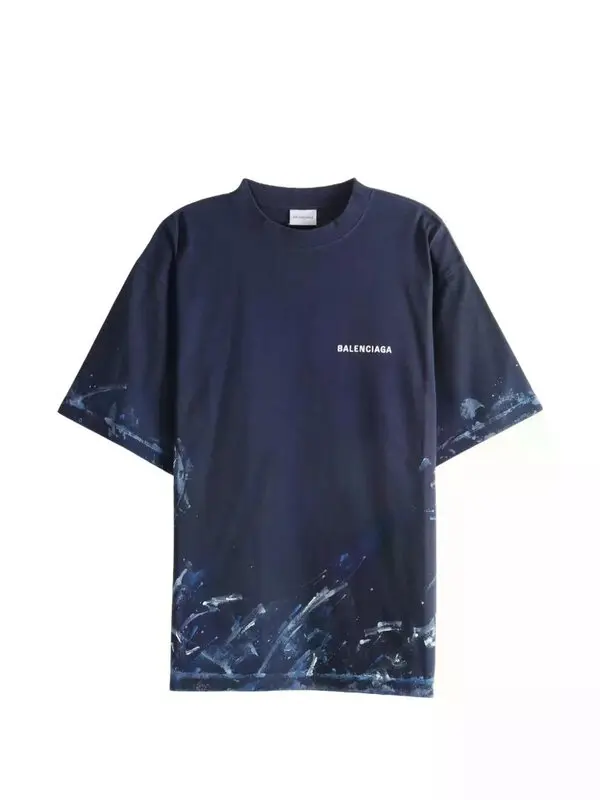 Balenciaga Paint-splatter T-shirt