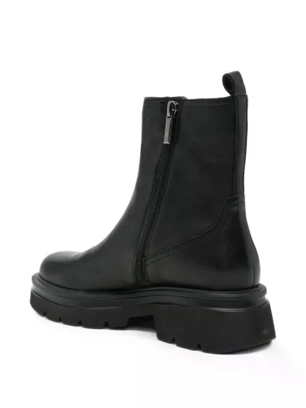 BRUNO PREMI Chunky-sole Leather Ankle Boots