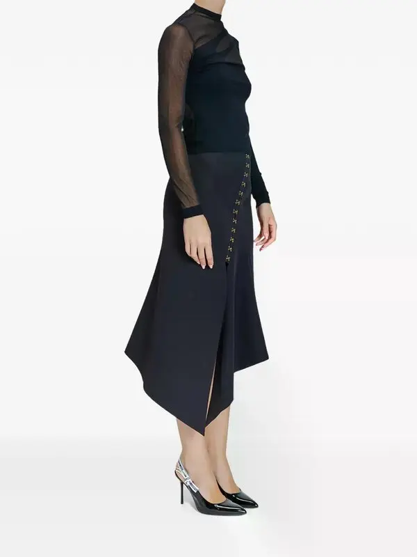 Just Cavalli Sheer-panelled High-neck Blouse