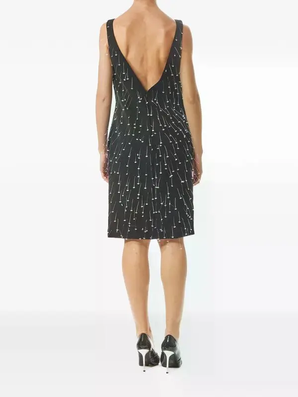 Moschino Tag-pin Shift Midi Dress