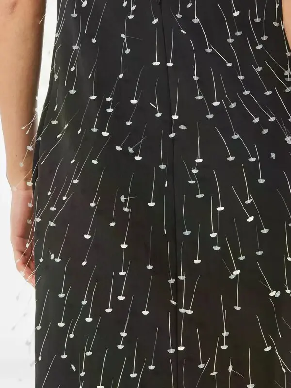 Moschino Tag-pin Shift Midi Dress