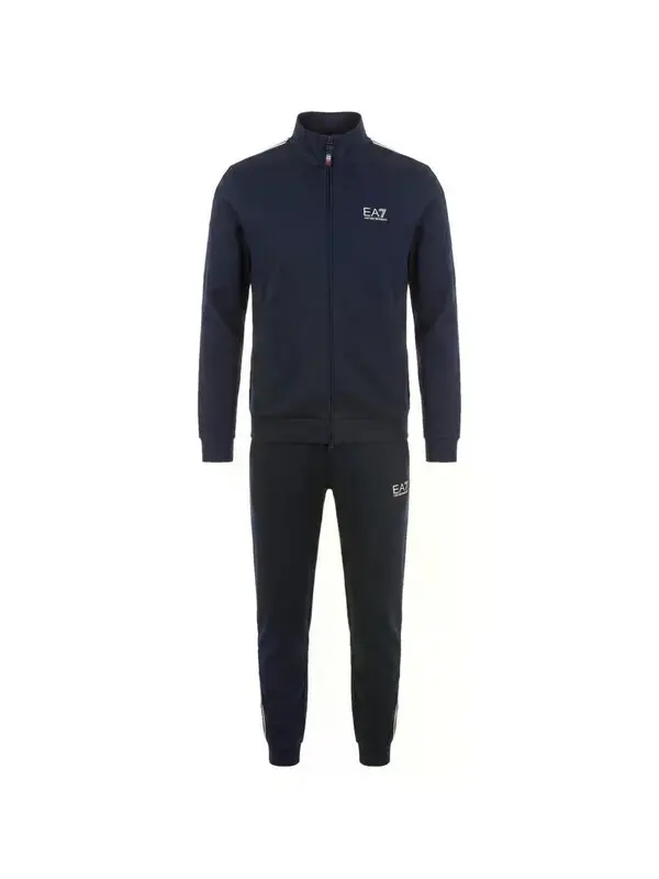 EA7 Logo-print Tracksuit - Blue