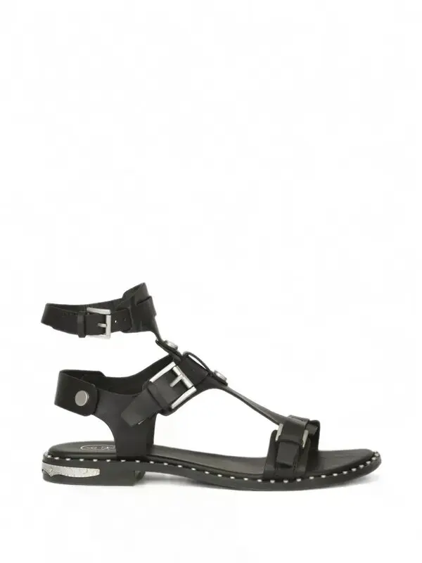 Ash Pia Studded Buckled Sandals