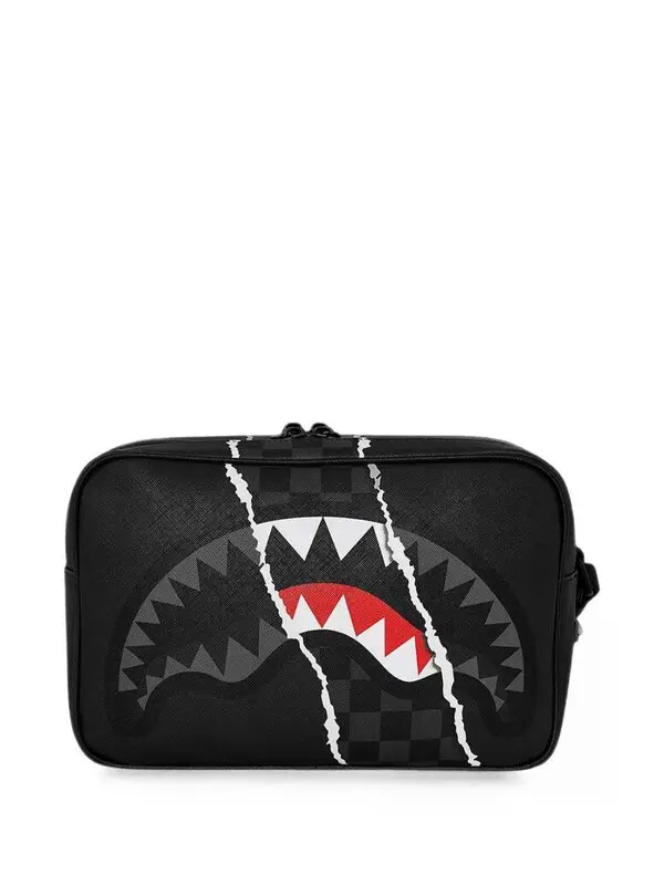 SPRAYGROUND Shark Mouth Center Rip Wash Bag