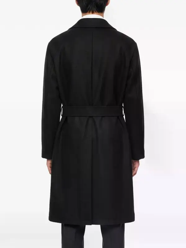 Tagliatore Salomon Belted Raglan-sleeve Coat