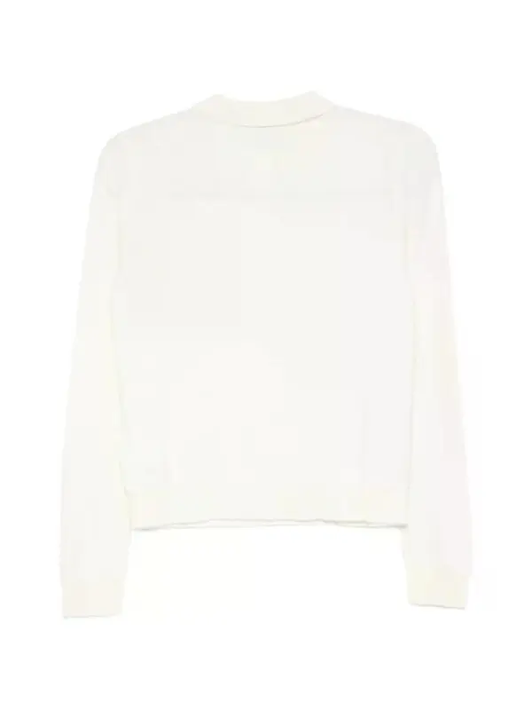 Aspesi Button-up Cashmere Polo Top