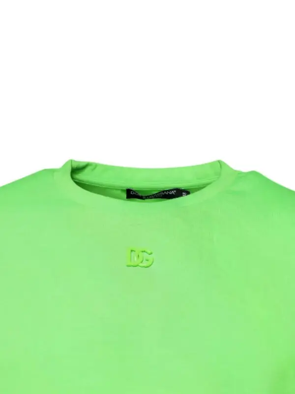 Dolce & Gabbana Logo-plaque T-shirt - Green