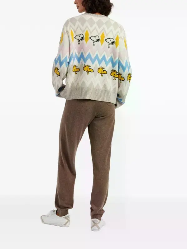 Chinti & Parker Snoopy Fair Isle Cardigan
