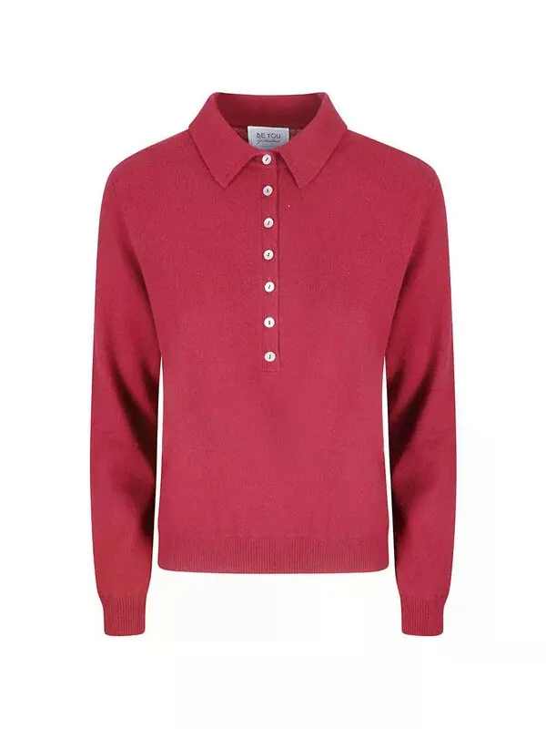 BE YOU Cashmere Polo-neck Sweater