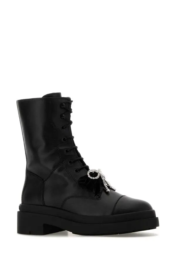 JIMMY CHOO Leather Averi Boots