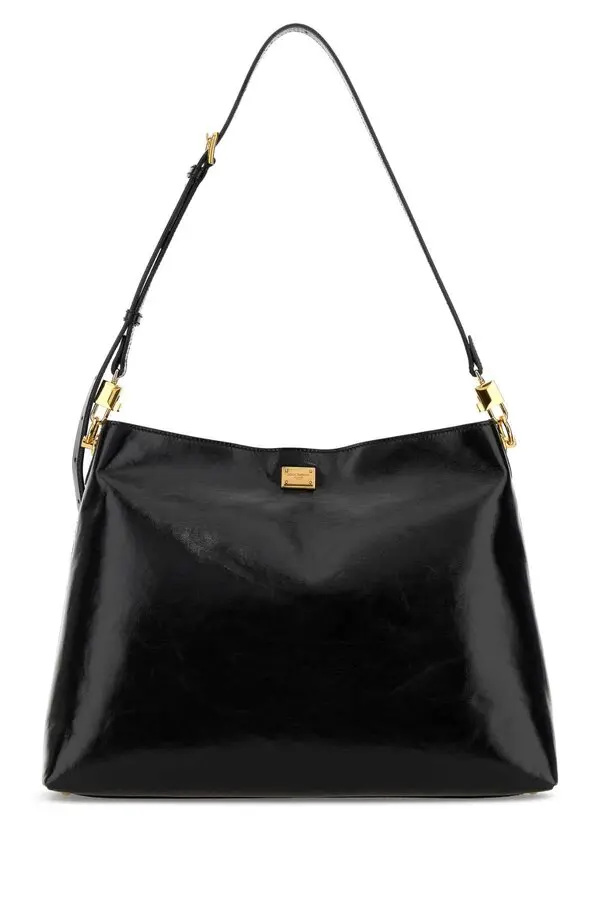 Dolce & Gabbana Leather Large Vittoria Shopping Bag
