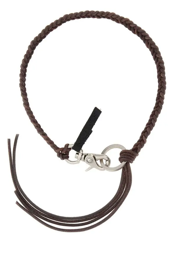 Our Legacy Chocolate Leather Ladon Necklace - Brown