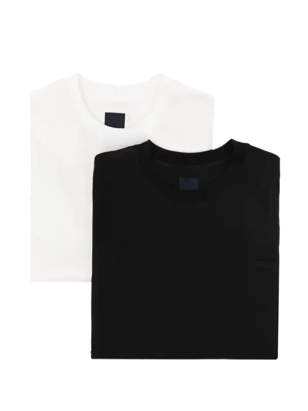 JUUN.J Logo-patch Long-sleeved T-shirt