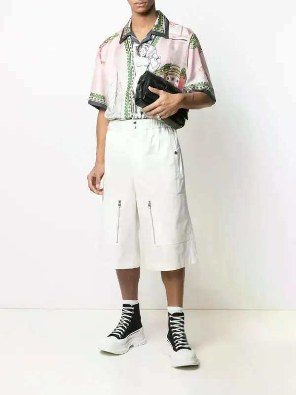 Alexander McQueen Multi-pocket Bermuda Shorts