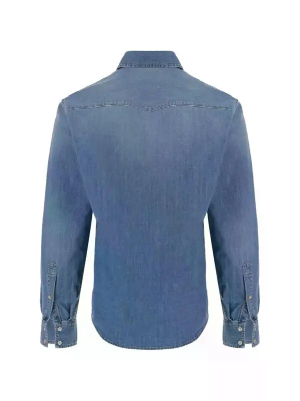 JACOB COHЁN Western-style Denim Shirt