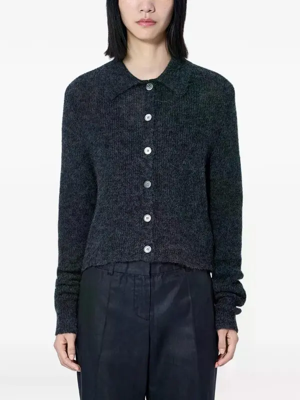 Our Legacy Mazzy Polo Cardigan - Black