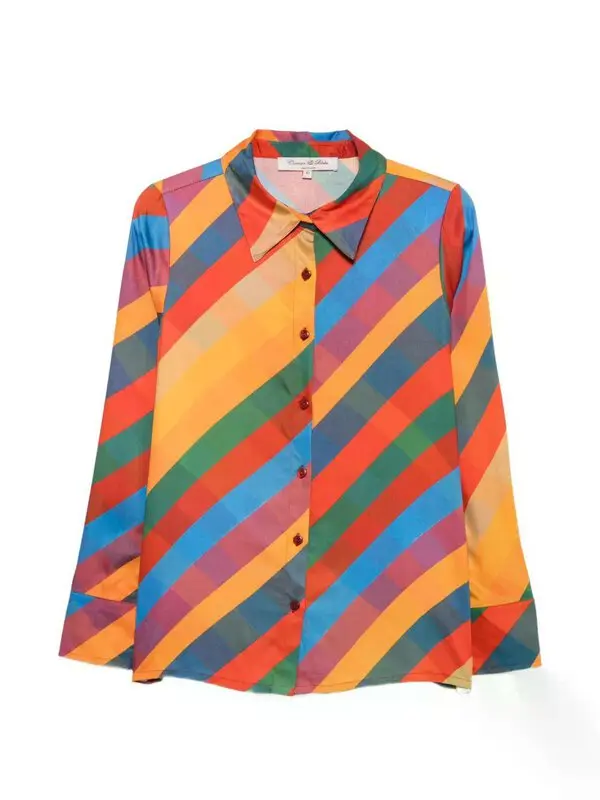 CONNOR&BLAKE Quinn Diagonal-stripe Shirt