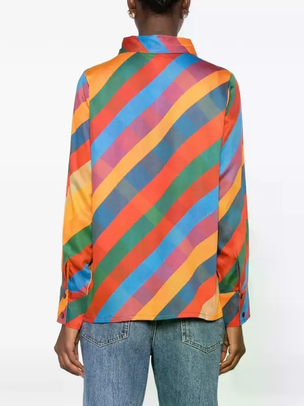 CONNOR&BLAKE Quinn Diagonal-stripe Shirt