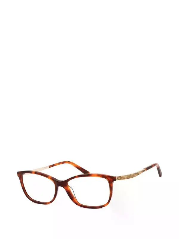 SWAROVSKI Tortoiseshell-effect Rectangle-frame Glasses
