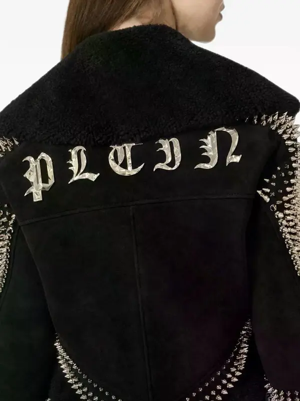 Philipp Plein Stud-embellished Cropped Jacket