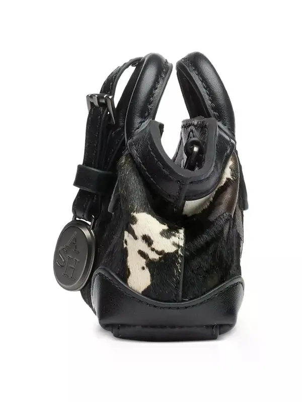 Ash Micro Joly Cow-print Leather Tote Bag