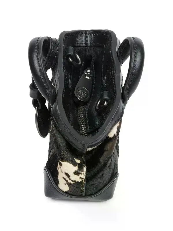 Ash Micro Joly Cow-print Leather Tote Bag