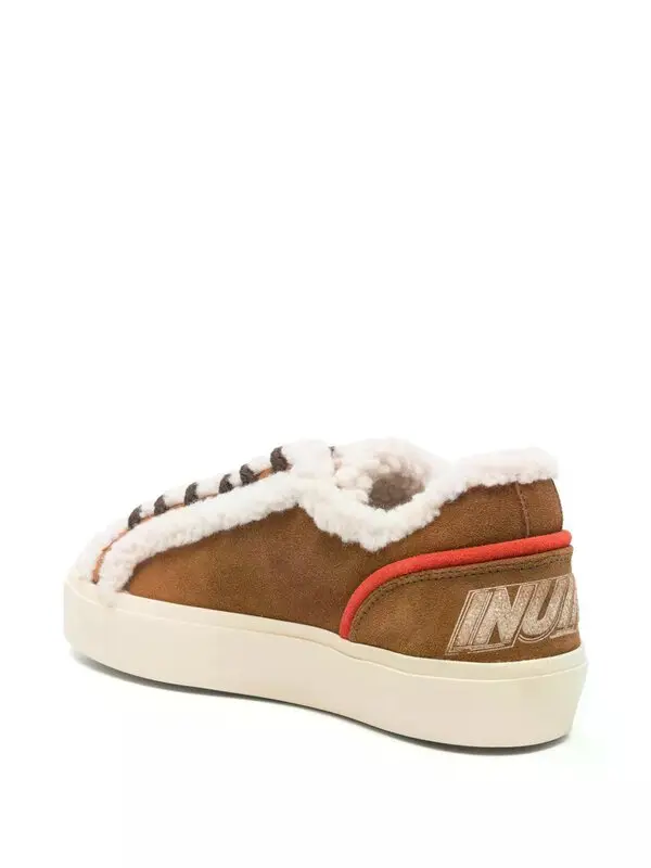 Inuikii Lila Shearling-trim Sneakers