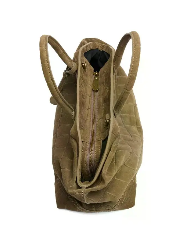 Ash Justine Crocodile-effect Tote Bag