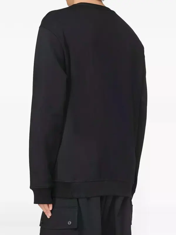 Just Cavalli Logo-embroidered Cotton Sweater