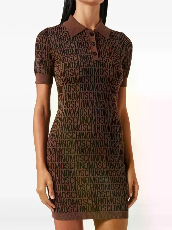 Moschino Logo-jacquard Mini Dress
