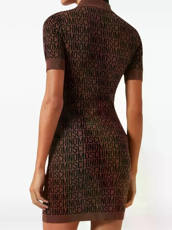 Moschino Logo-jacquard Mini Dress